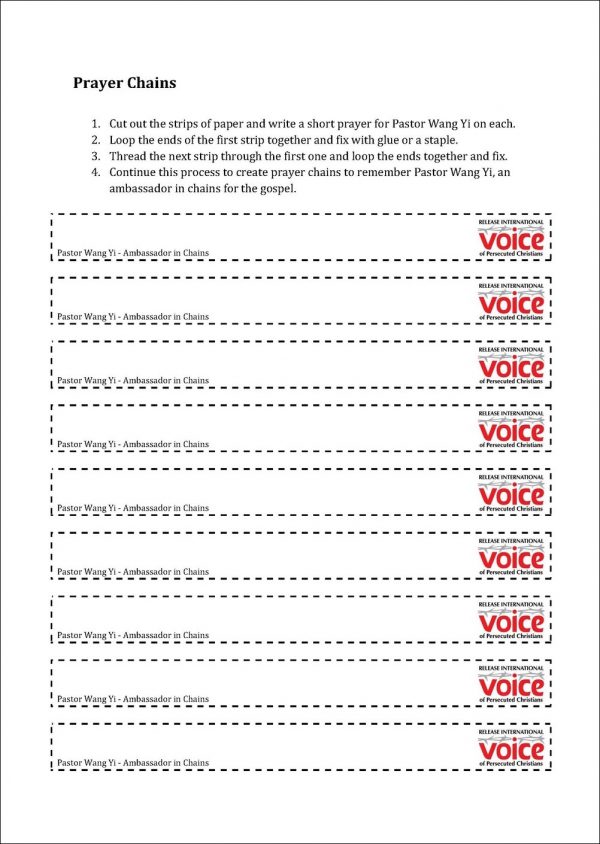 Prayer Chains - Release International